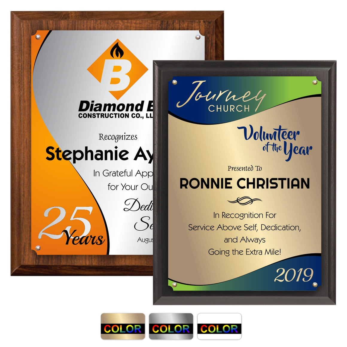 Buy Custom Award Plaques | Wall Plaques & Standard Plaques for Sale ...