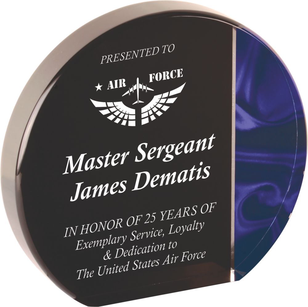 Premier - 1" thick Velvet Round Self-Standing Acrylics | 2 SIZES ...